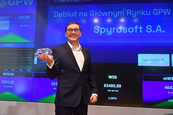 SPYROSOFT makes its debut on the main market of the Warsaw Stock Exchange